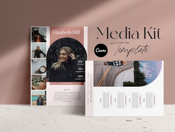 Media Kit and Rate Sheet Template Media Kit Media Kit | Etsy