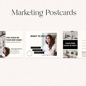 Real Estate Post Card Canva Template Editable Real Estate Postcards ...