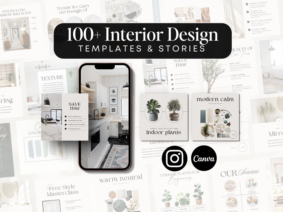 Interior Design Instagram Template | Interior Design Instagram Post ...