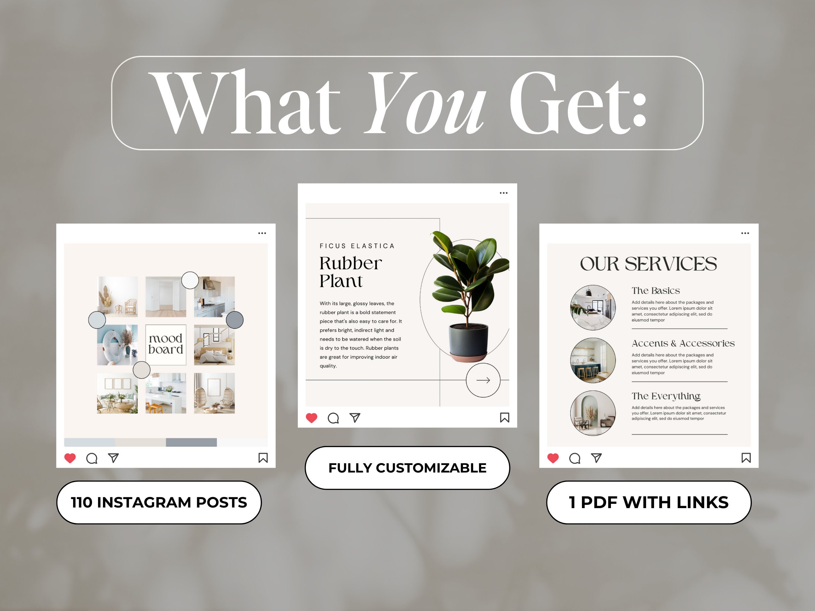 Interior Design Instagram Template Interior Design Instagram Post ...