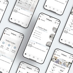 Market Update Instagram Template, Market Update Realtor Instagram Post ...