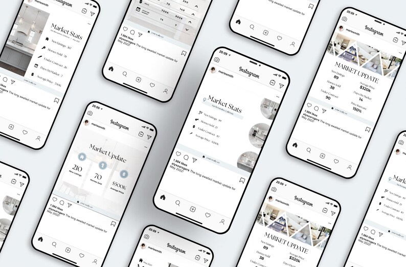 Market Update Instagram Template Market Update Realtor | Etsy