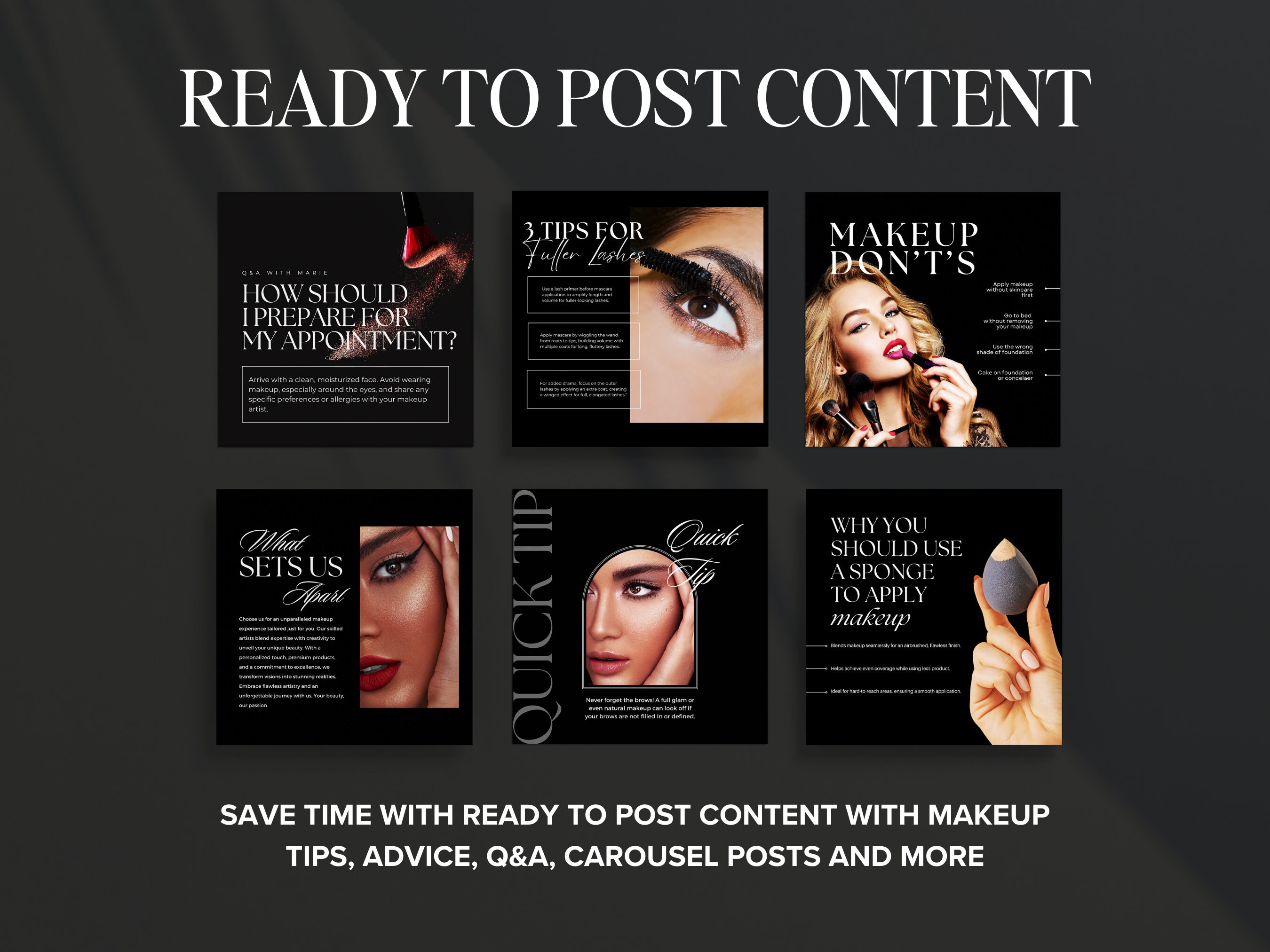 100 Makeup Artist Instagram Templates, Makeup Instagram Post Templates ...