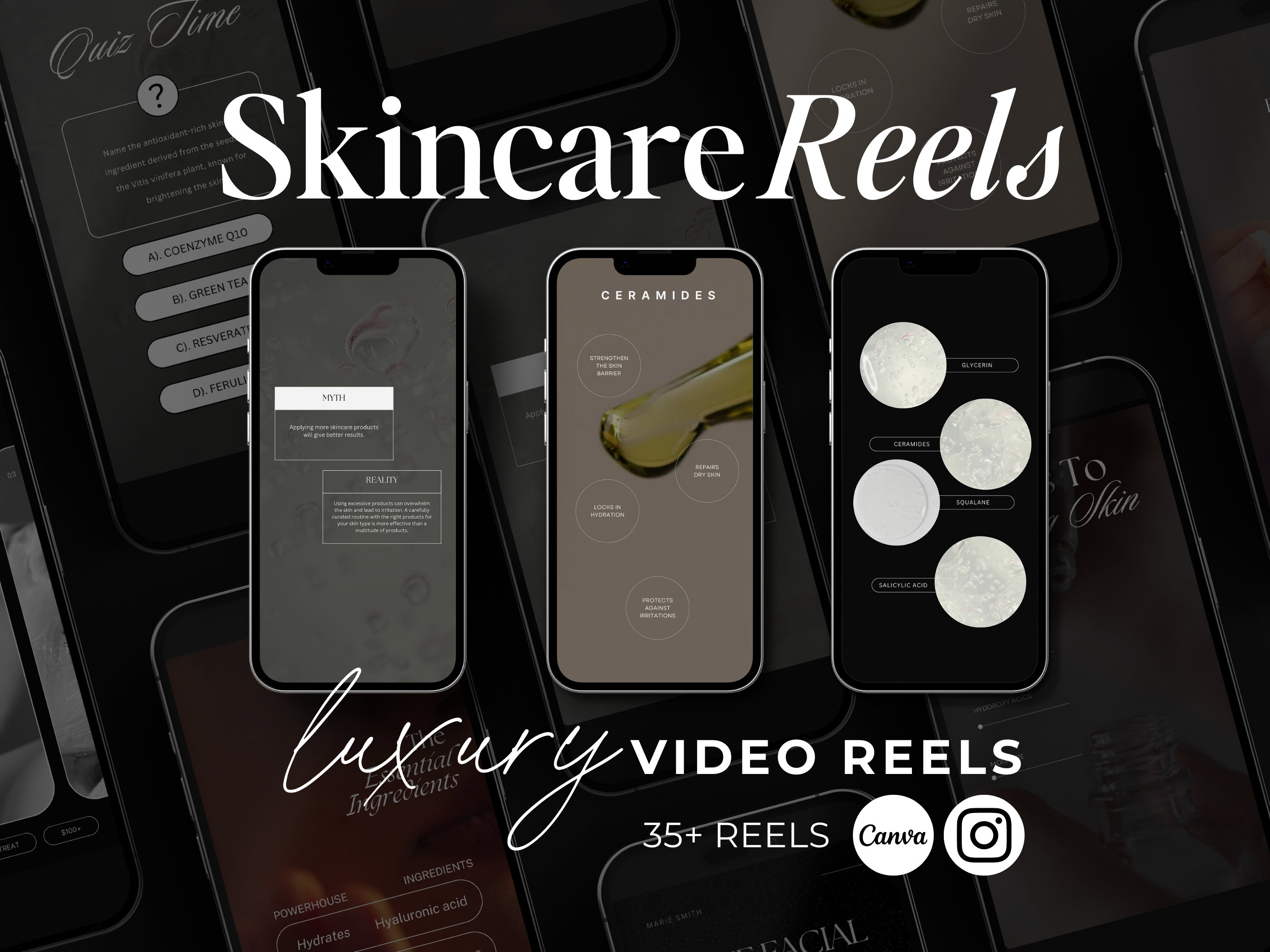 38 Skincare Reels, Esthetician Reels, Skincare Template, Esthetician ...