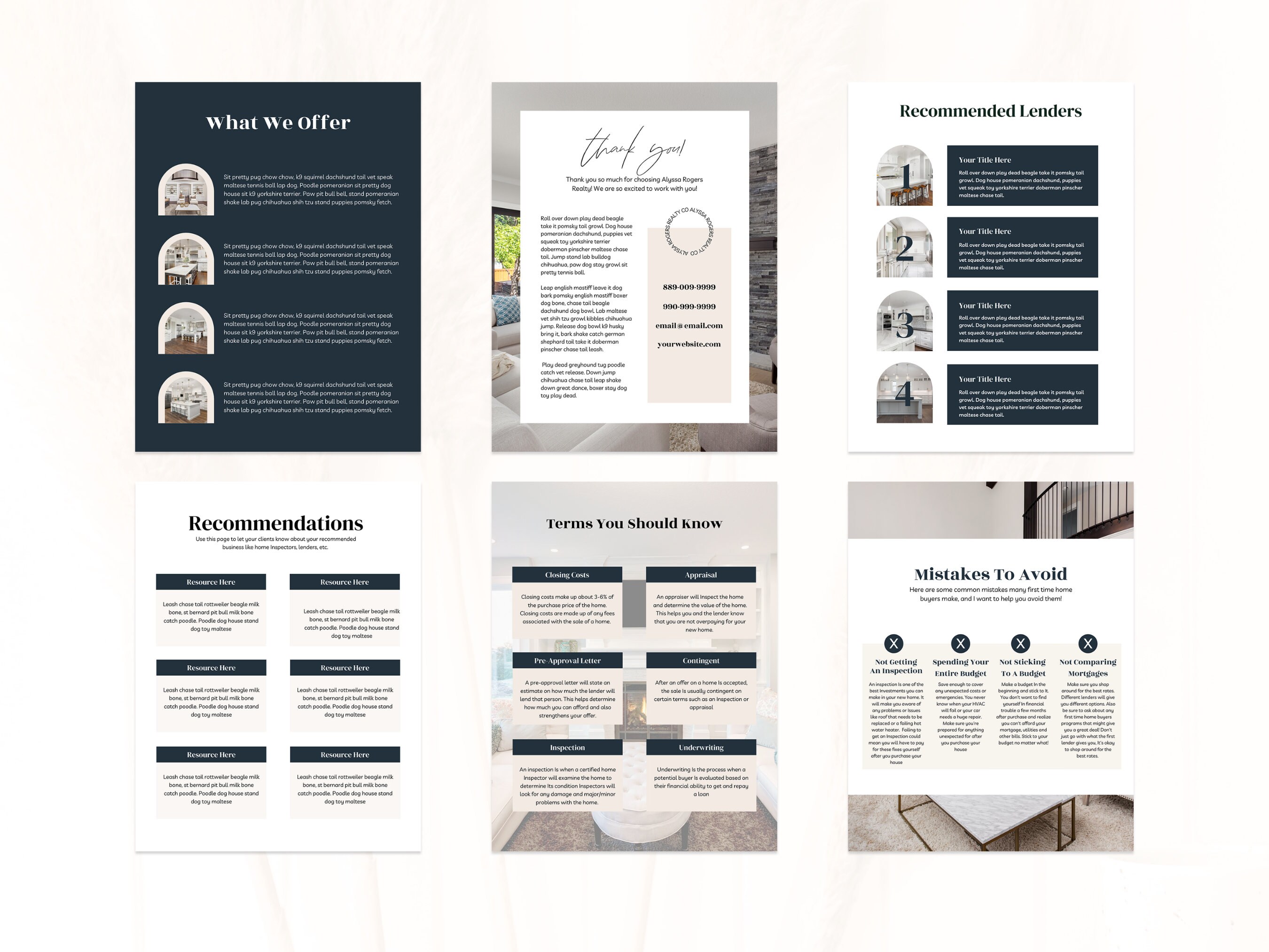 Real Estate New Client Packet Buyers Guide Real Estate Real - Etsy