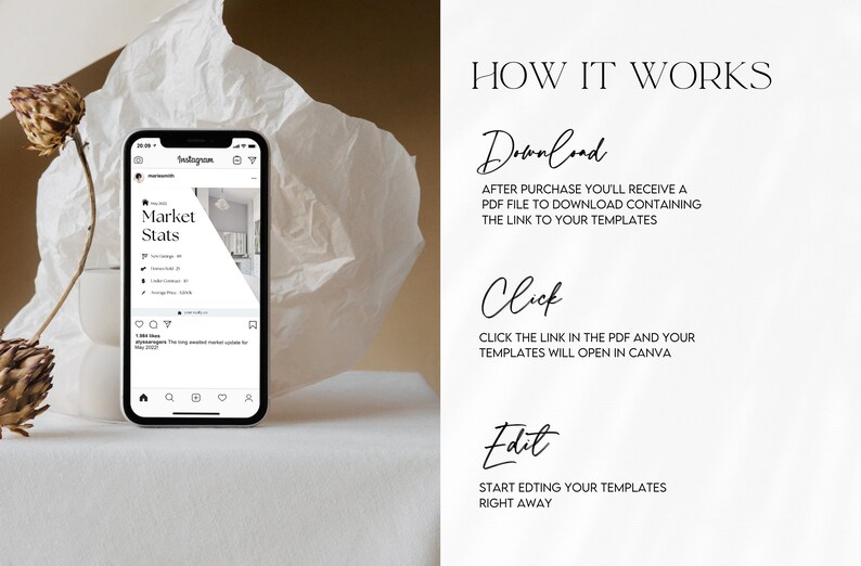Market Update Instagram Template Market Update Realtor | Etsy