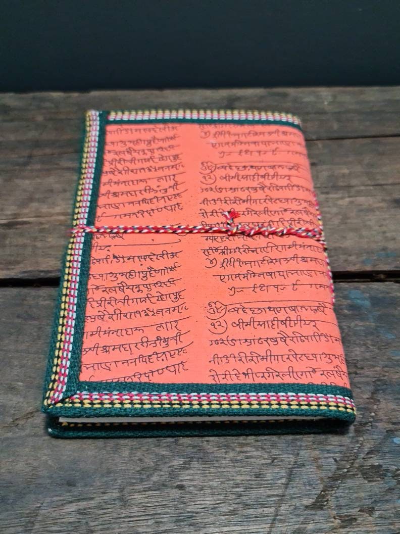 Recycled Cotton / Khadda Paper Notebook With Lady Wearing a Ghoonghat ...