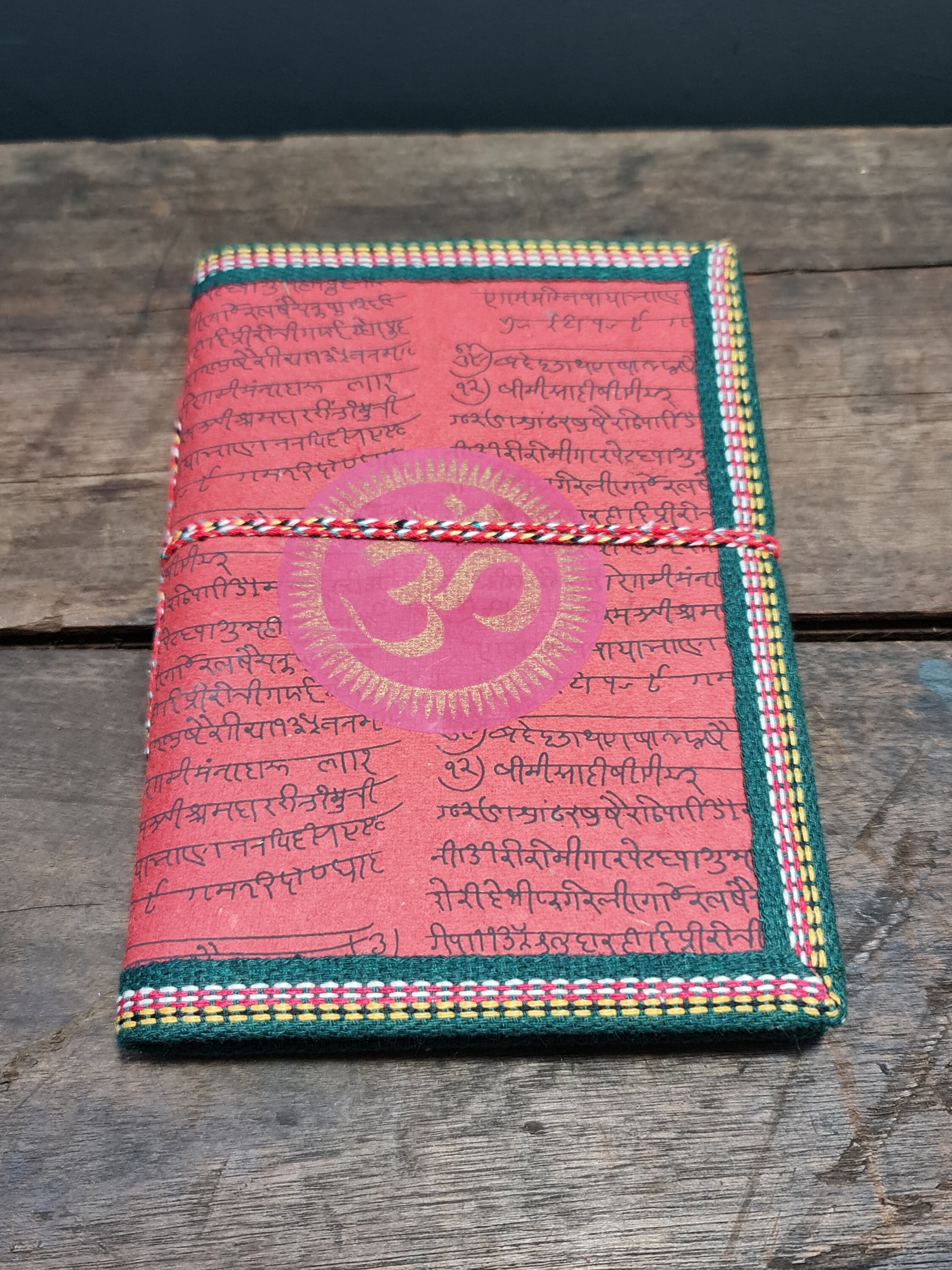 Recycled Cotton / Khadda Paper Notebook With Om Symbol Dark - Etsy UK
