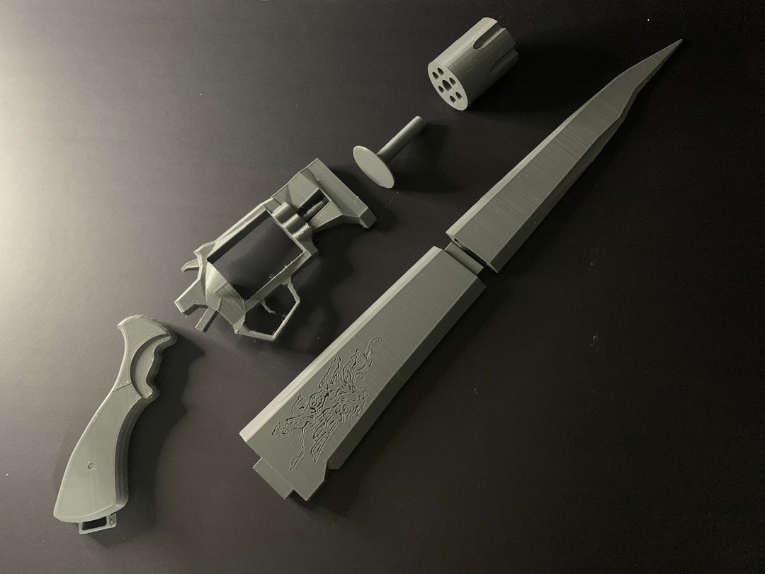 Final Fantasy VIII Squall Gunblade DIY Kit - Etsy