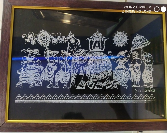 Esala Perahera Srilanka Candy Perahera Wall Art Hanging 814 Size ...