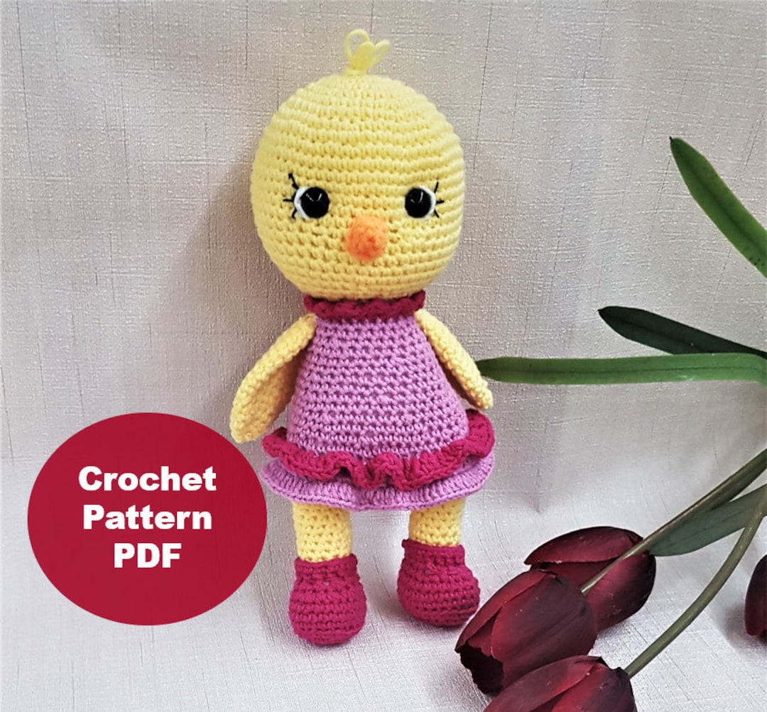 Chick Crochet Pattern-pdf Crochet Pattern - Instant Download-chick ...