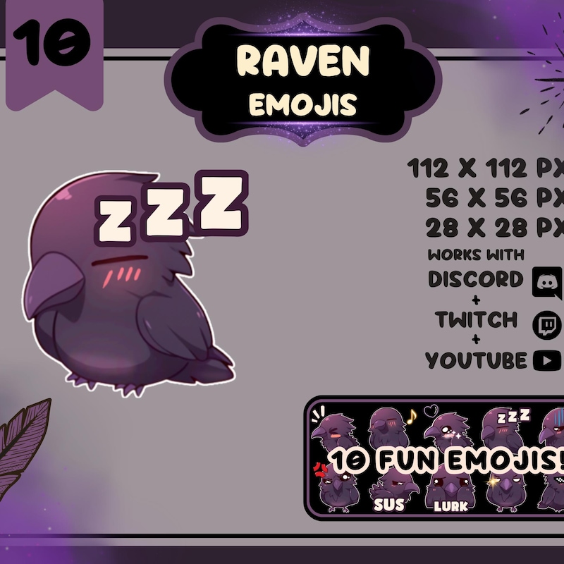 Gothic Emojis for Discord - Etsy