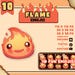 Cute Flame Emotes: Fire Emoji Set for Twitch, Discord, Youtube - Etsy