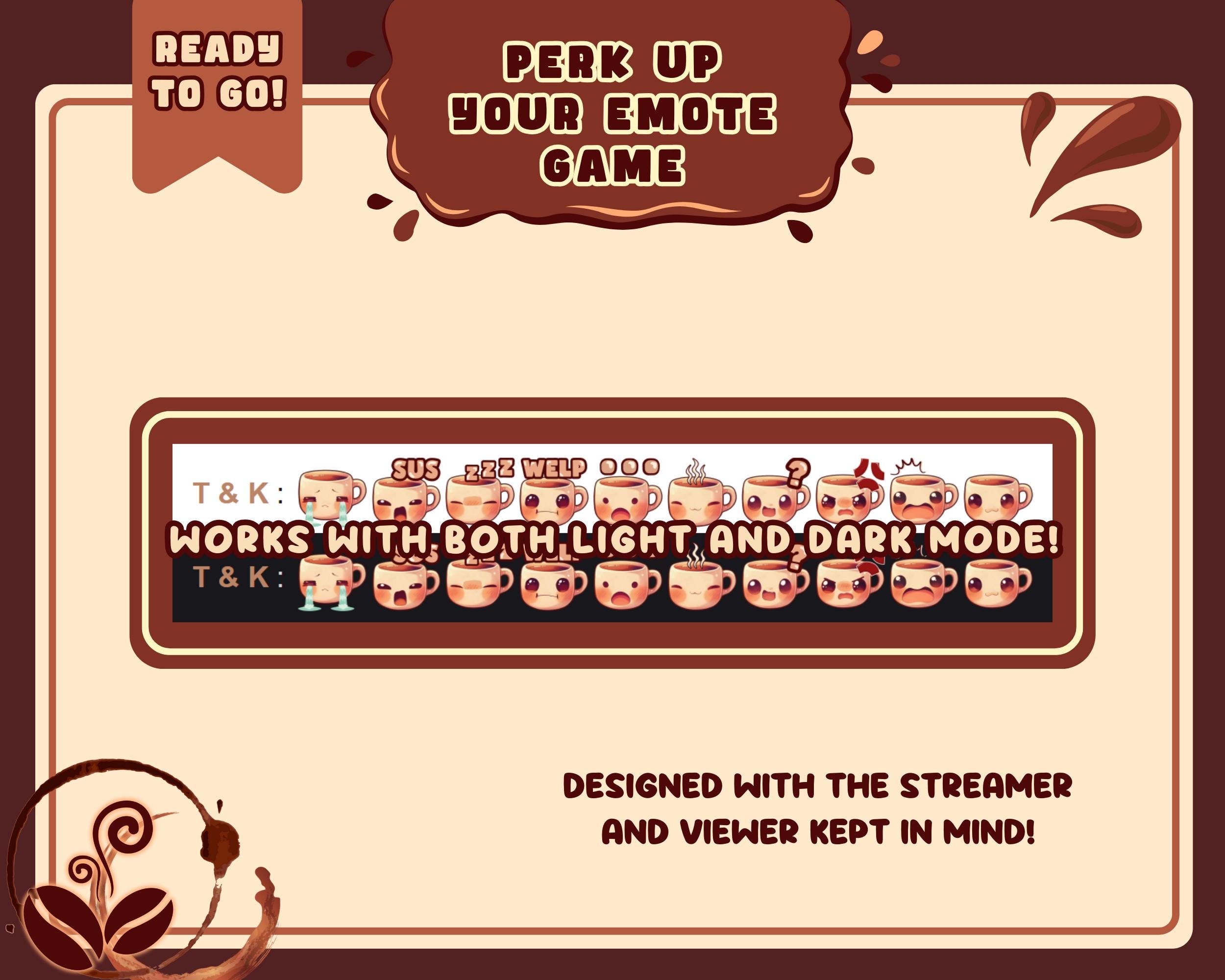 Funny Coffee Cup Emotes / Great Emojis for Twitch, Discord, Youtube ...