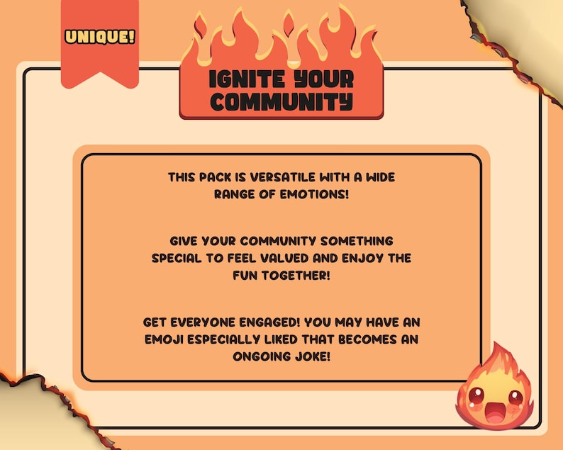 Insanely Cute Flame Emotes / Great Fire Emoji Set for Discord and ...
