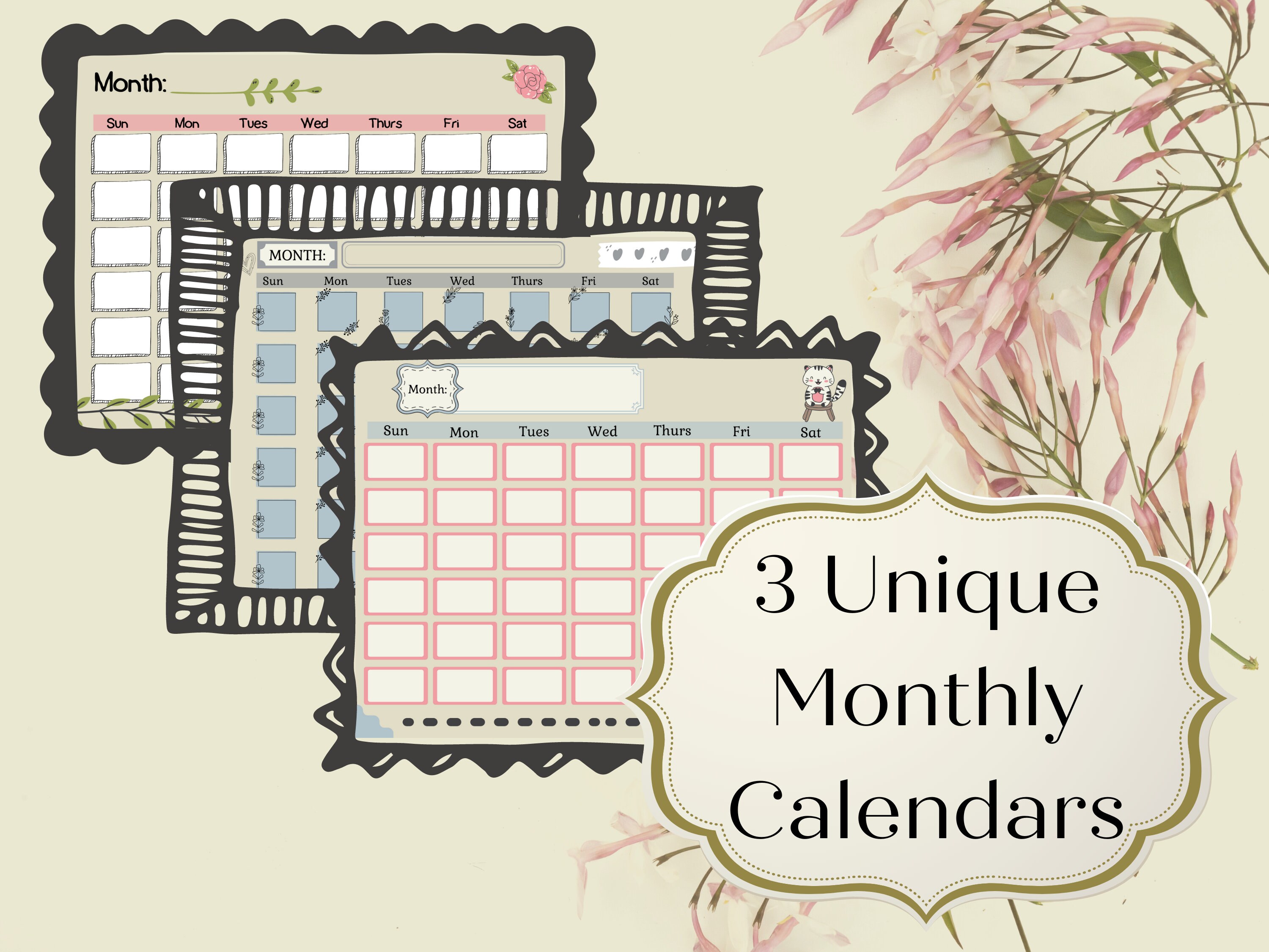 Cute Planner Set | Etsy