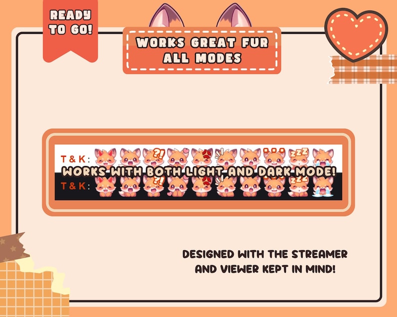 Red Fox Emotes / Great for Discord, Twitch and Youtube / Fuzzy Cute Fox ...