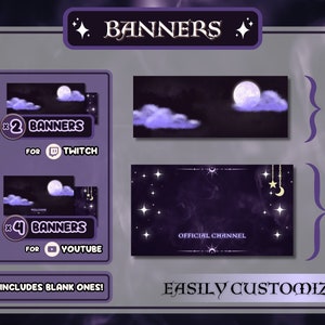 Dark Enchanting Channel Set up / Twitch & Youtube Stream / Panels ...