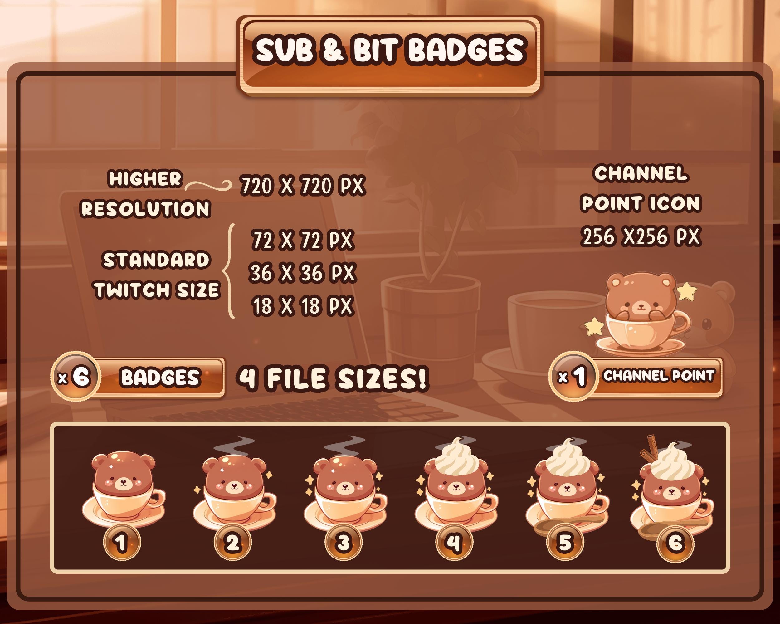 Coffee Bear Ultimate Package Bundle / Full Matching Set for Your Twitch ...