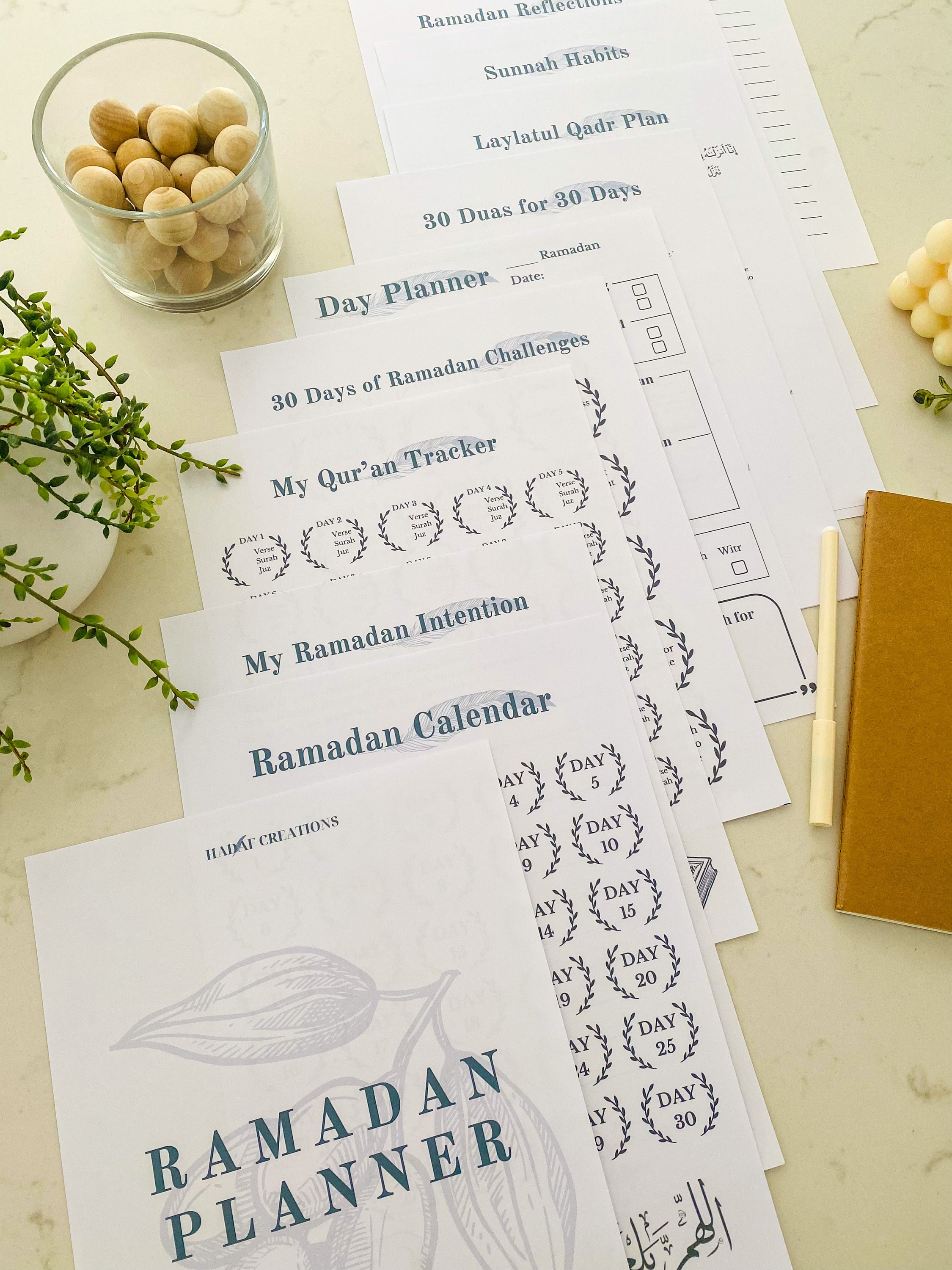 Ramadan Planner Printable | Ramadan Tracker | Quran Tracker | Prayer ...