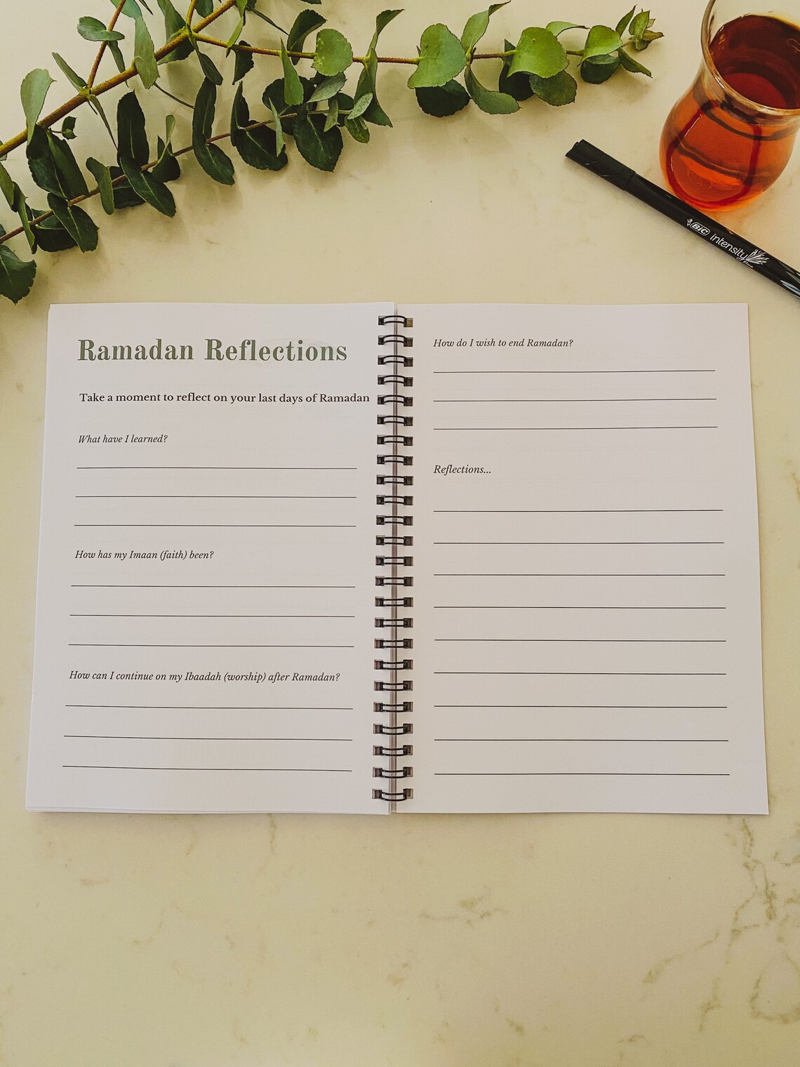 Ramadan Planner Ramadan Journal Islamic Gift Quran Tracker Prayer ...