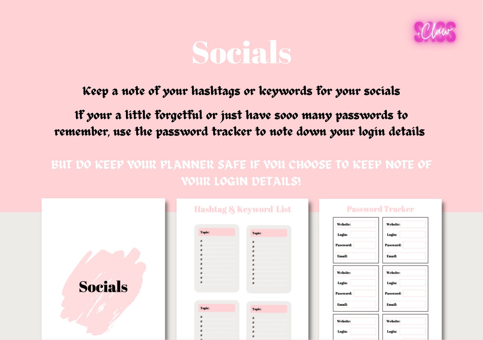 Nail Tech A4 Daily & Monthly Appointment Inventory Tracker Digital ...