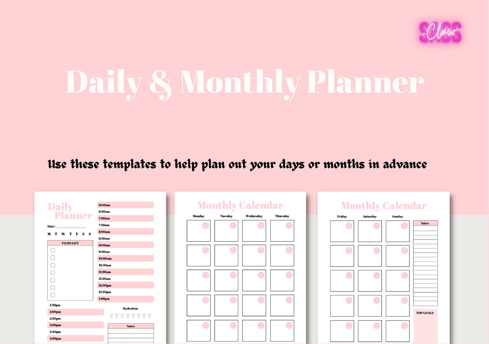 Nail Tech A4 Daily & Monthly Appointment Inventory Tracker - Etsy