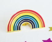 Rainbow Enamel Pins Rainbow Lapel Pins Rainbow Pins for - Etsy