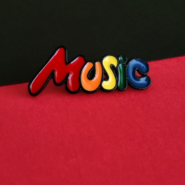 Music Enamel Pin - Etsy