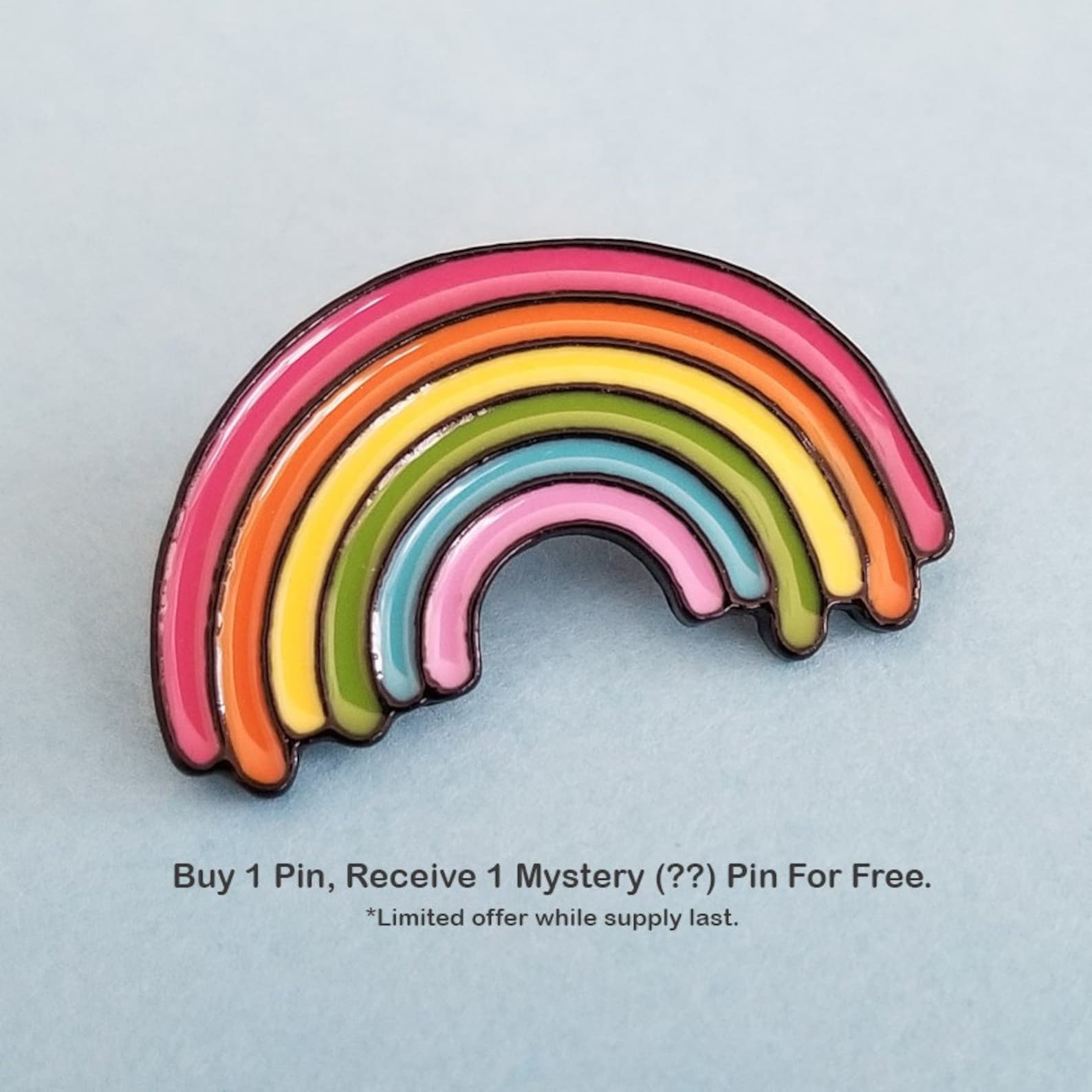 Rainbow Enamel Pins Rainbow Lapel Pins Rainbow Gifts | Etsy