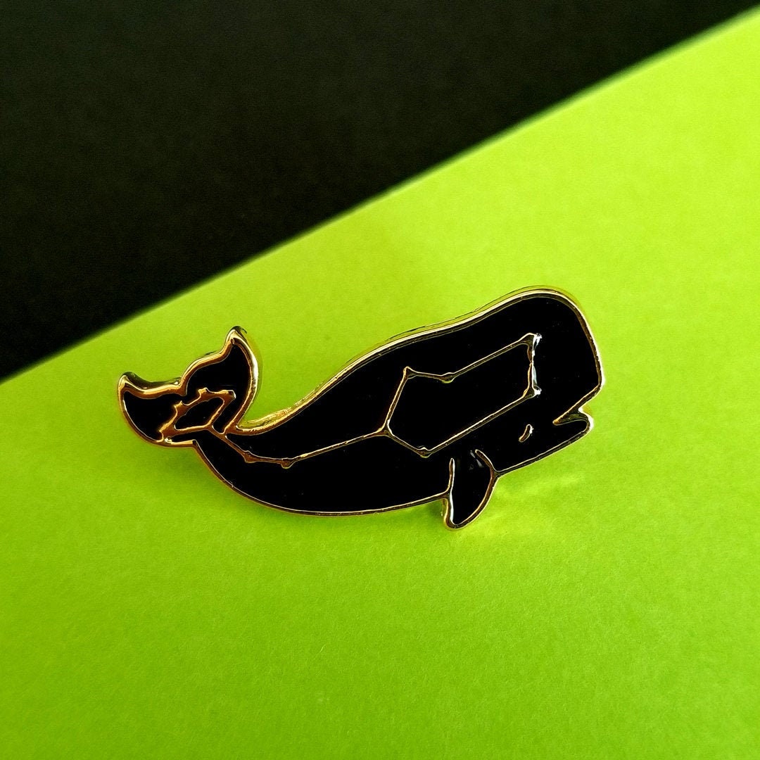 Whale Enamel Pins Zodiac Whale Enamel Pin Whale Lapel Pin | Etsy
