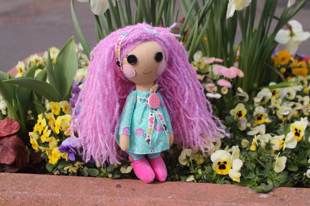 Hande Made Fabric Doll, Unique Gift for Collector, Art Dolls, Cute ...