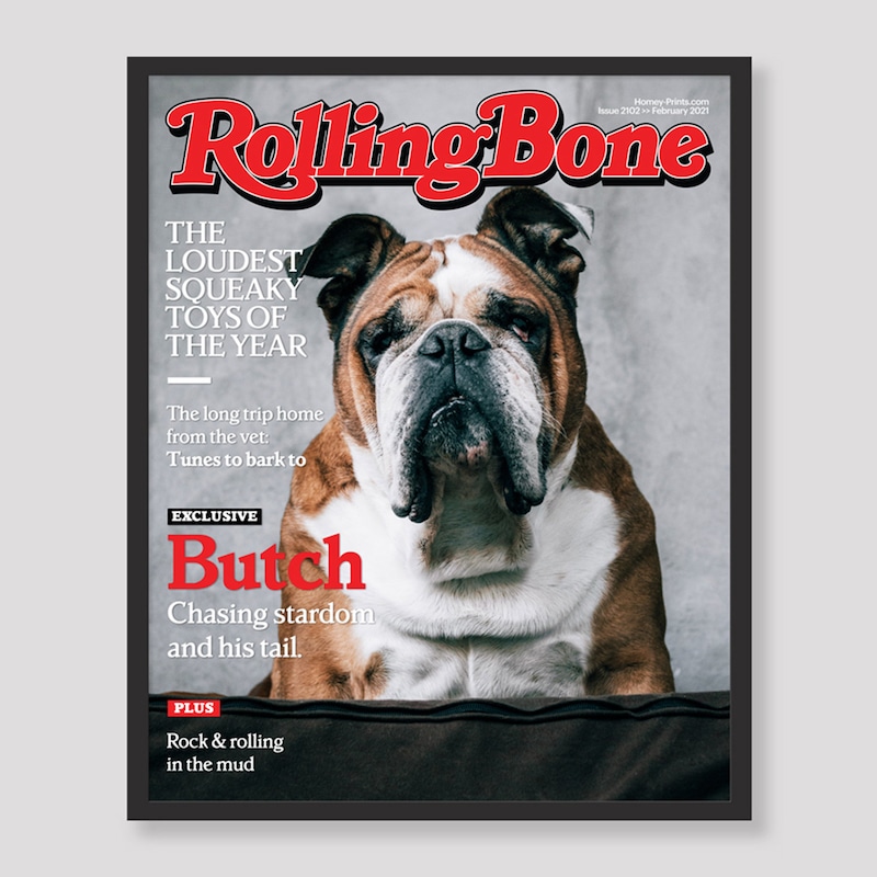 Funny Dog Magazine Cover - Etsy
