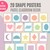 2D Shapes Poster Set | Pastel Classroom Decor | Printable Shape Posters ...