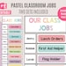 Editable Classroom Labels | Canva Template | Boho Classroom | Rectangle ...