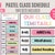 Parts of Speech Posters Pastel Classroom Decor Educational Posters ...