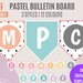 Bulletin Board Banner | Pastel Bunting Classroom Banner | Pastel Dotty ...