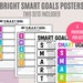 SMART Goals Posters | S.M.A.R.T Goal Setting | SMART Goal Worksheet ...