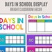 Days in School Posters | Days at School Tally | Bright Class Decor ...