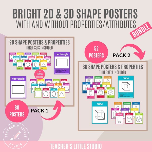 Shapes Posters Classroom - Etsy