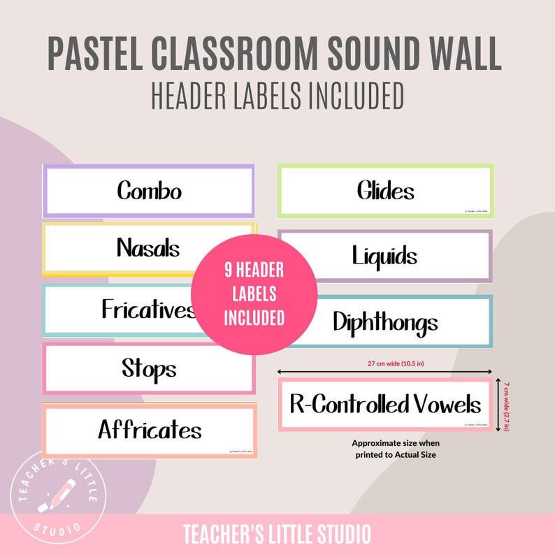 Science of Reading Sound Wall Posters | Vowel Valley and Consonant ...