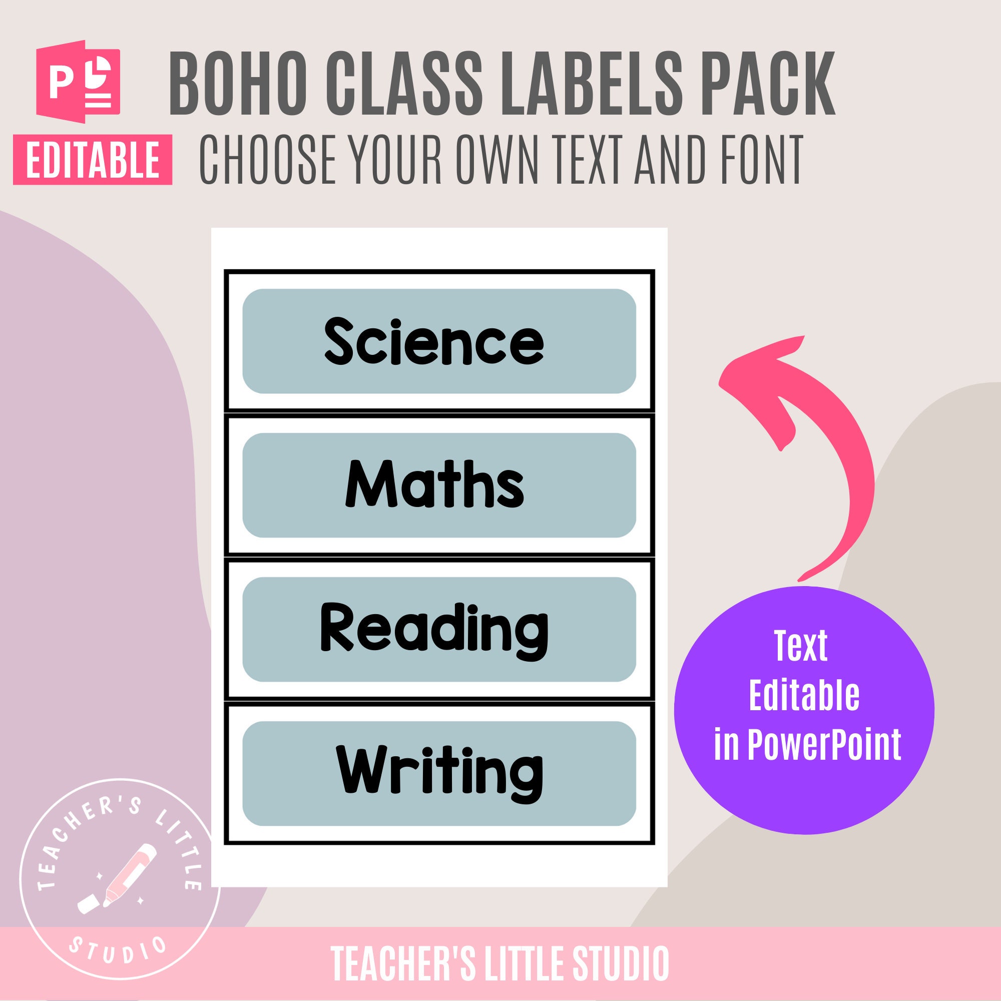 Boho Classroom Labels Editable Class Labels Pack Name Tags - Etsy Canada