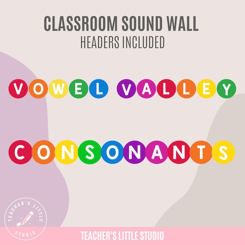 Science of Reading Sound Wall Posters | Vowel Valley and Consonant ...