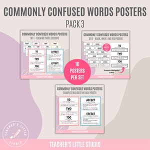 Pastel English Posters Bundle | Punctuation | Parts of Speech ...