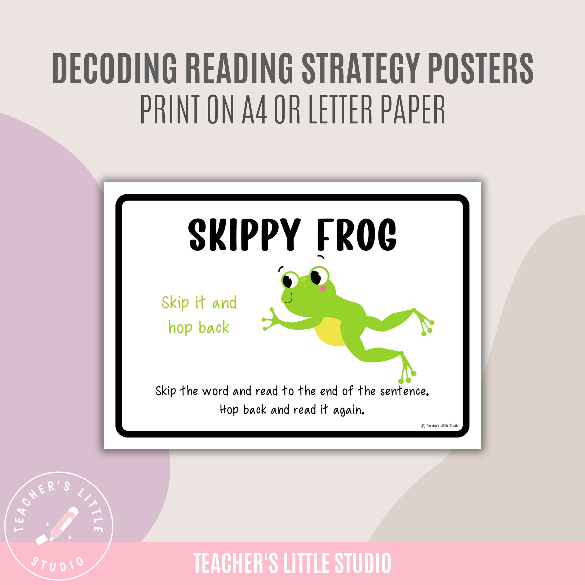 Decoding Reading Strategies Reading Posters Decoding Poster Homeschool ...