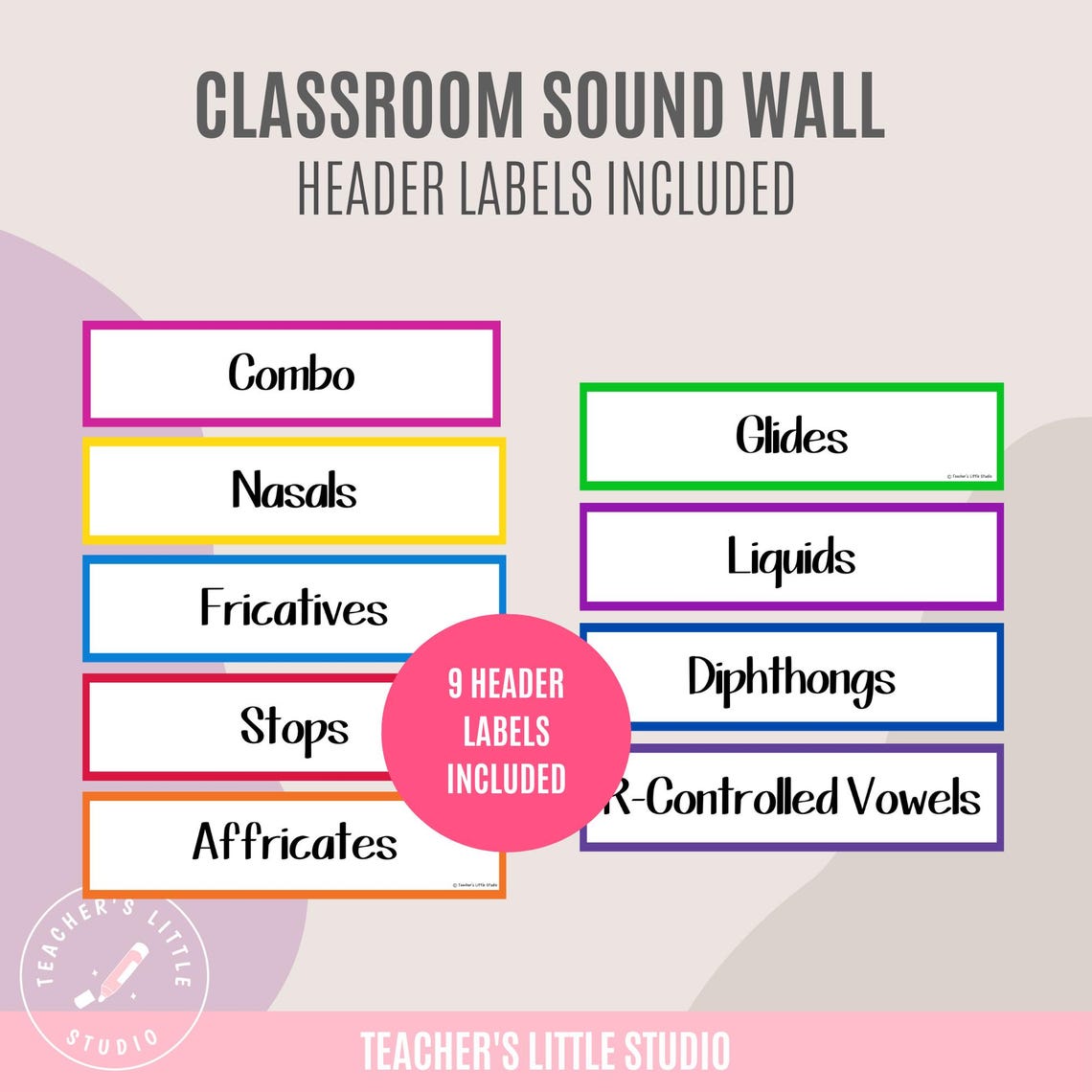 Science of Reading Sound Wall Posters | Vowel Valley and Consonant ...