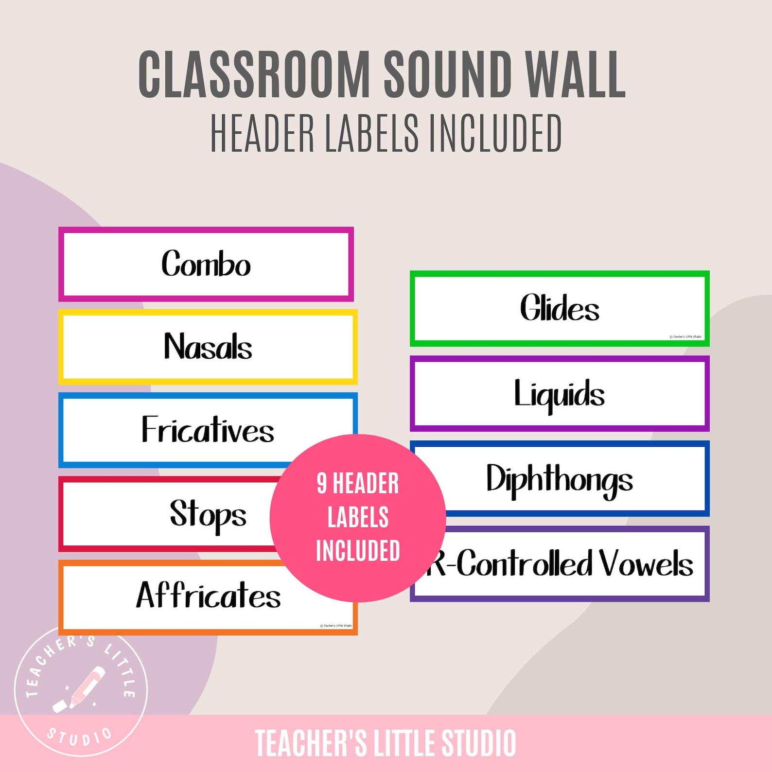 Science of Reading Sound Wall Posters | Vowel Valley and Consonant ...