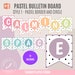 Bulletin Board Banner Pastel Bunting Classroom Banner Pastel Dotty ...