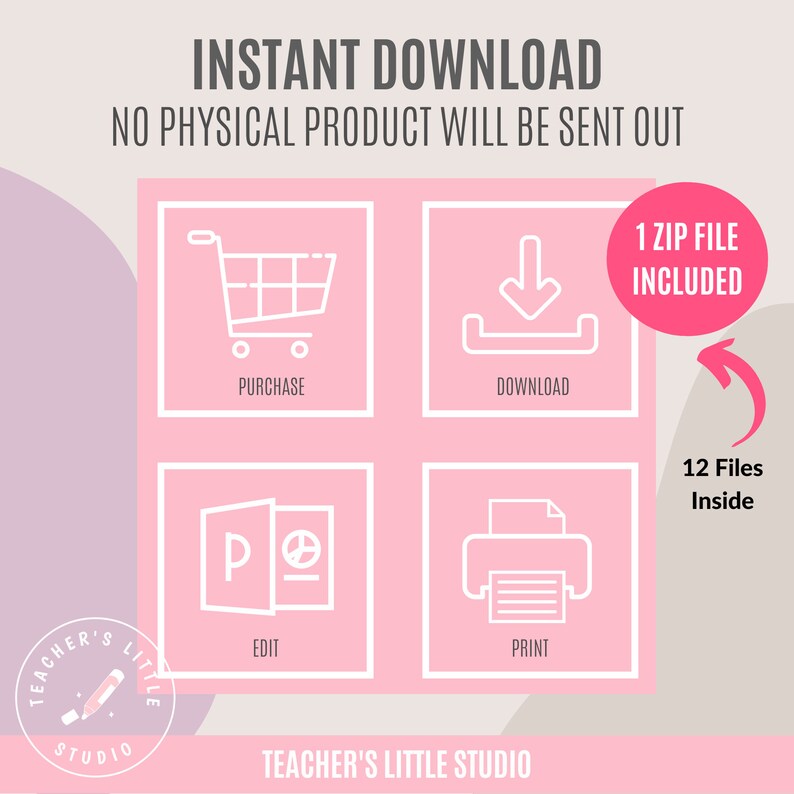 Pastel Classroom Labels Editable Class Labels Pack Name - Etsy