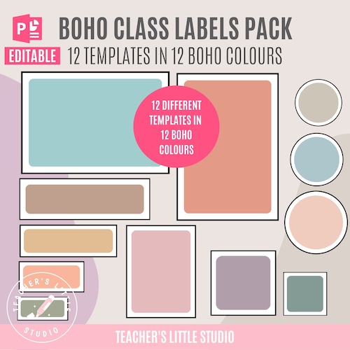 Boho Rainbow Classroom Poster Pack Neutral Classroom Decor - Etsy